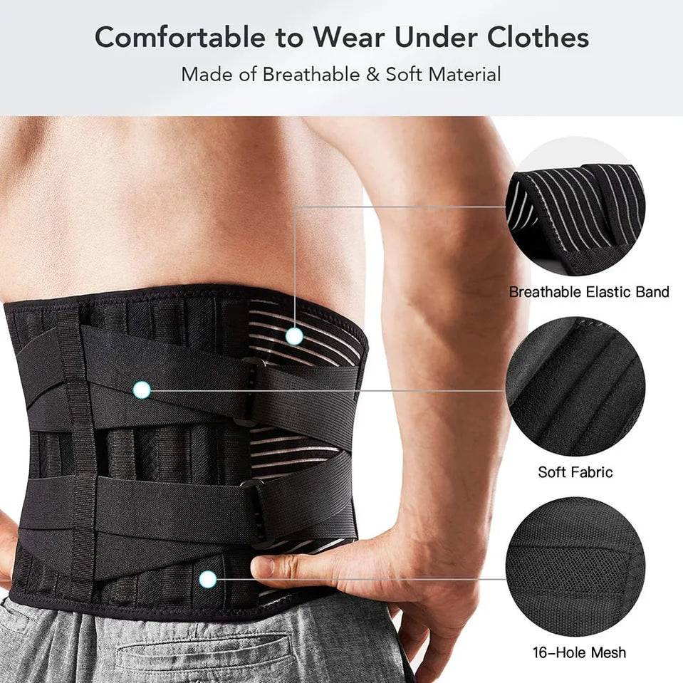 BackGuard Lumbar Belt | Relieve Pain and Boost Confidence — Flamin' Fitness