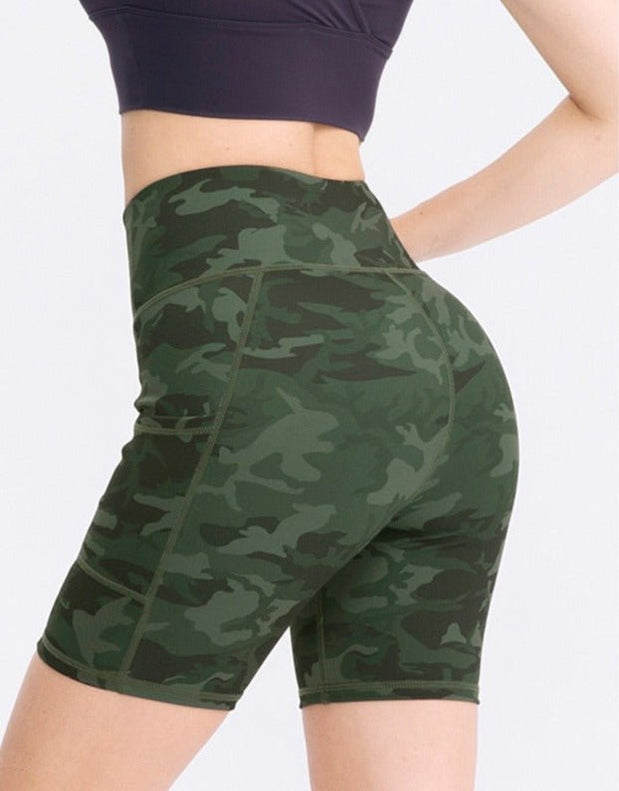 Get Active with CamoFlex Gym Shorts - Shop Now! — Flamin' Fitness