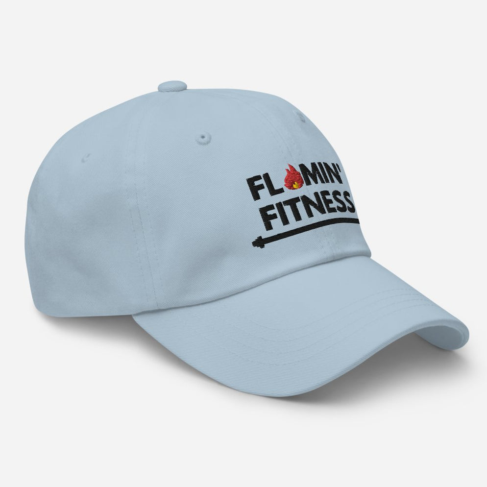 Light Blue Baseball Cap | Hats, Caps & Beanies — Flamin' Fitness
