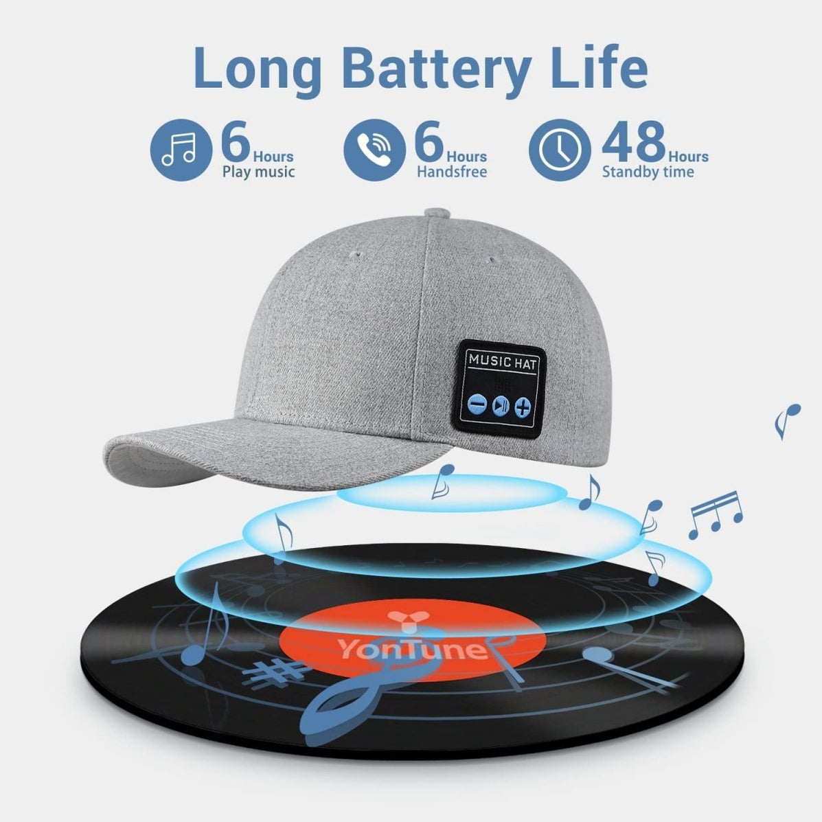 SoundWave Bluetooth Speaker Cap — Flamin' Fitness